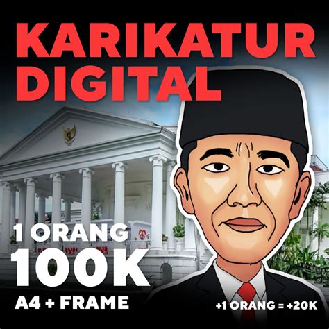 [kari Katur] Jasa Pembuatan Karikatur Digital 100k On Carousell