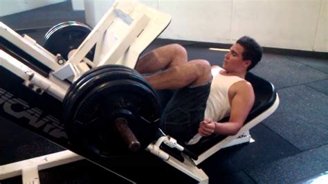 150 Kg Leg Press 20 Reps Nonstop Youtube