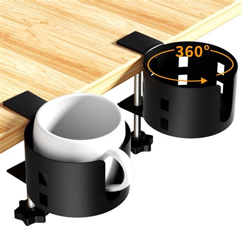 2 Pack Large Desk Cup Holder Ookuu Anti Spill Cup Holder