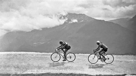Fausto Coppi And Gino Bartali During Tour De France 1949 Pelotontales
