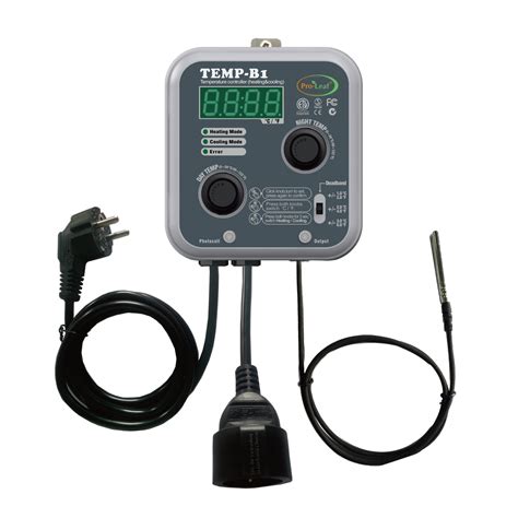 Temperature Controller With Temp Sensor For Greenhouse And Hydroponics