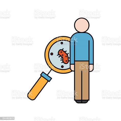 질병 박테리아 헬스케어 라인 아이콘 박테리아 바이러스 일러스트 아이콘의 요소 웹 로고 모바일 앱 Ui Ux에 기호 기호를 사용할