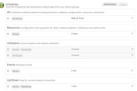 Which Scan Gathers Windows Services Info Spiceworks Support