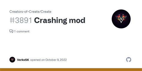 Crashing Mod · Issue 3891 · Creators Of Createcreate · Github