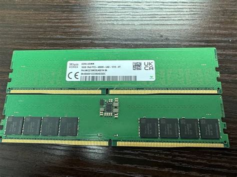 Sk Hynix Ddr5 4800 16gb X2 電腦＆科技 電腦周邊及配件 電腦周邊產品 Carousell