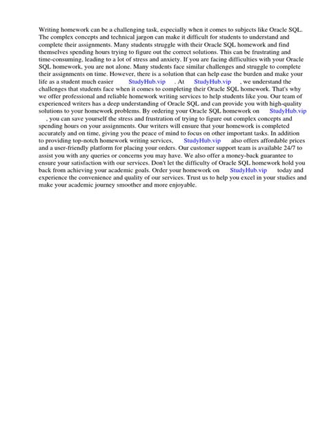 Oracle Sql Homework Pdf Databases Relational Database
