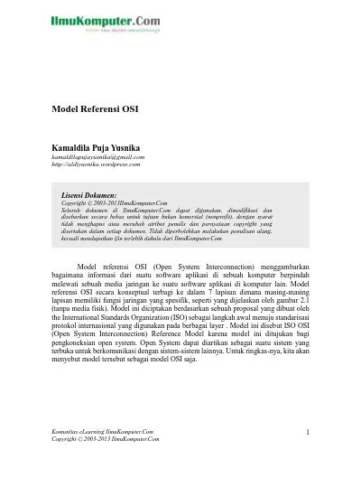 Top Pdf Hubungan Model Referensi Osi Dan Ieee 802