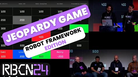 Robocon 2024 Robot Framework Jeopardy Youtube