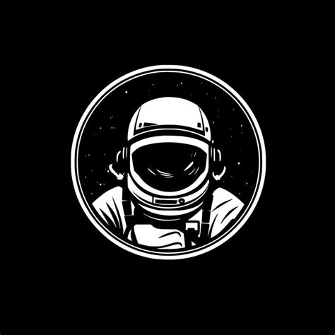 astronauta alto calidad vector logo vector ilustración ideal para