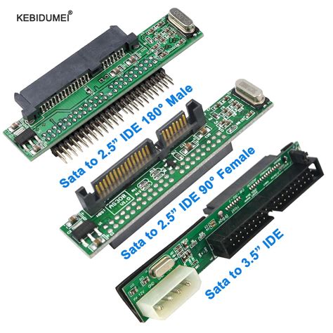 Sata To Ide Adapter 25 Sata Female To 35 Ide Male Converter 40 Pin Port 15gbs 25 To 35 Ide