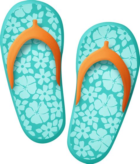 Tropical Paradise Flip Flops