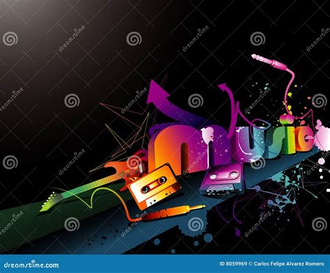 Music Vector Composition Stock Vector Illustration Of Twist 8059969