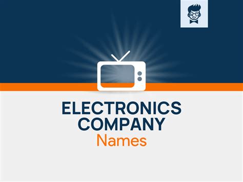 1030 Electronics Company Name Ideas Suggestions And Domains