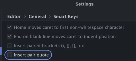 Intellij Idea Unable To Disable Smart Quotes In Pycharm Stack Overflow