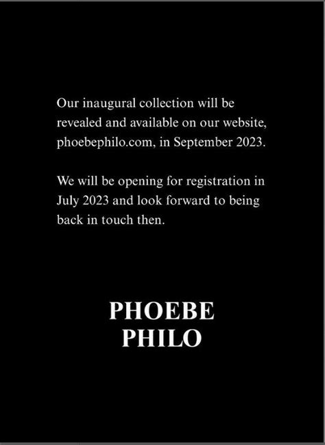 Le Retour De Phoebe Philo Annoncé Pour Septembre 2023