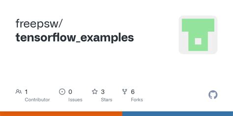 GitHub Freepsw Tensorflow Examples