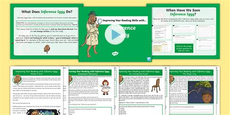 Improving Your Reading Skills With Inference Iggy Activity Pack