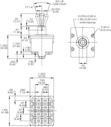 T Pdt Sealed Toggle Switches