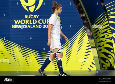 England Captain Sarah Hunter Looks Dejected After Defeat To New Zealand