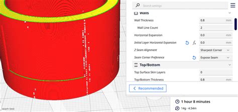 Cura Misses The Sharpest Corner For The Z Seam How Can I Get It To