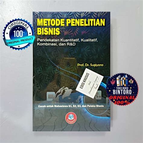 Promo Buku Metodologi Penelitian Bisnis Alfabeta Sugiyono Original