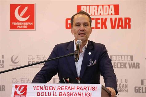Yeniden Refah Partisi Genel Başkanı Fatih Erbakan Doğruya doğru yanlışa yanlış diyeceğiz