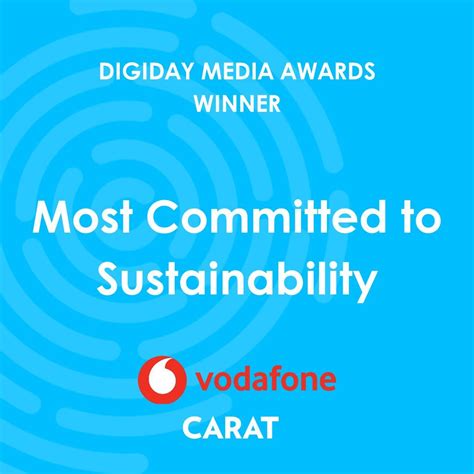 Carat On Linkedin Sustainability Partnership Digidaymediaawards