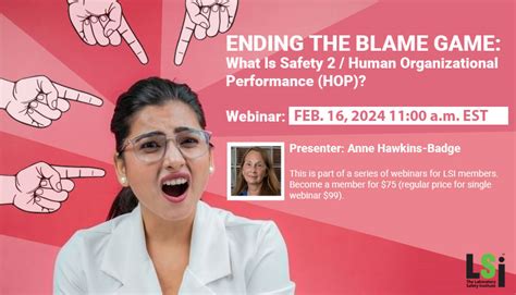 Ending The Blame Game What Is Safety 2 Human Organizational