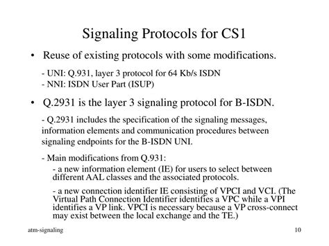 Ppt Atm Signaling Powerpoint Presentation Free Download Id 4607326