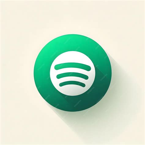 Highquality Spotify Social Media Icon Modern Green Music Logo For Web