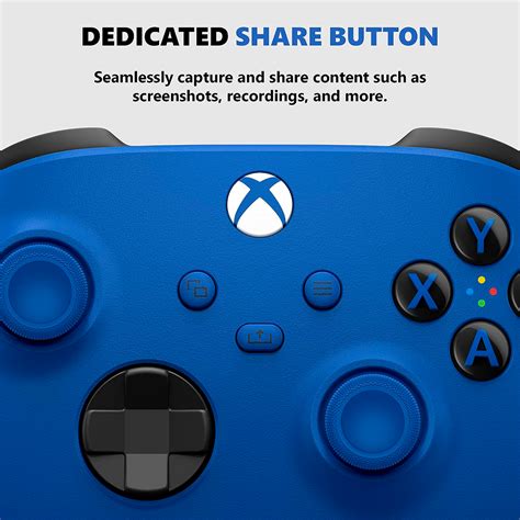 Control Inalámbrico Xbox One Series Xs Shock Blue Dd Tech