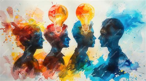 Brainstorming Creativity And Innovative Ideas Concept Premium Ai Generated Image