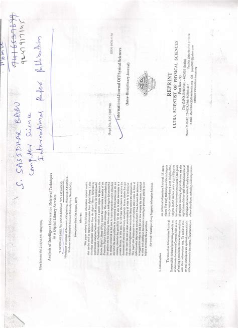 Pdf Analysis Of Intelligent Information Retrieval Techniques In A Digital Library Services