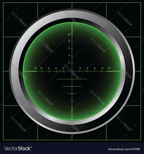 Sniper Scope Royalty Free Vector Image Vectorstock