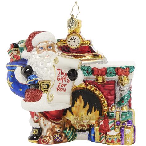 Christopher Radko Nice List Santa Ornament 1021644 Borsheims