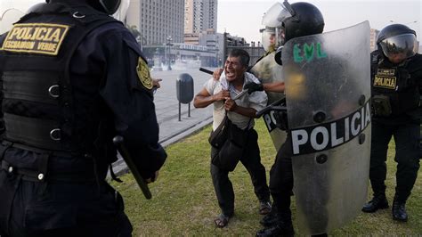 Protestas En Perú 28 De Enero Manifestantes Llegaron Al Centro De