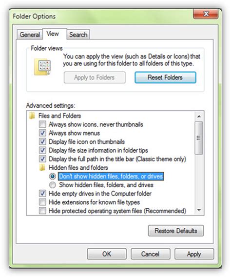 วธกและแกไข Show Hidden files and folders ดวย Registry Notebookspec