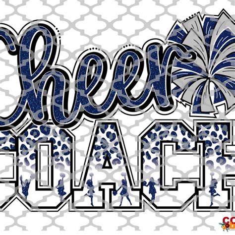 Dtf Cheer Coach Transfer Etsy