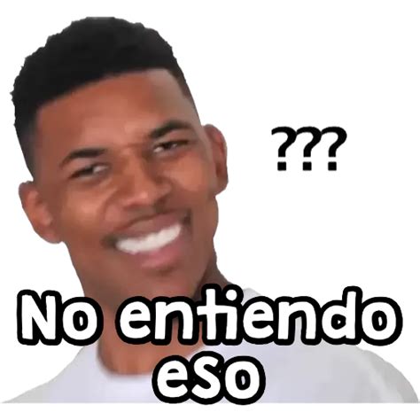 No Entiendo Eso Sticker De WhatsApp DescargarStickers
