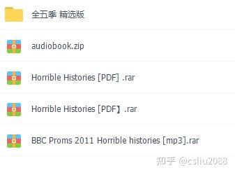 可怕的历史Horrible Histories 有趣的历史科普读物PDF 音频 知乎