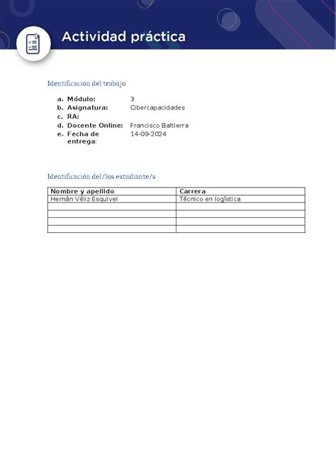 formato api3 trabajo de api 3 cibercapacidades identificación del