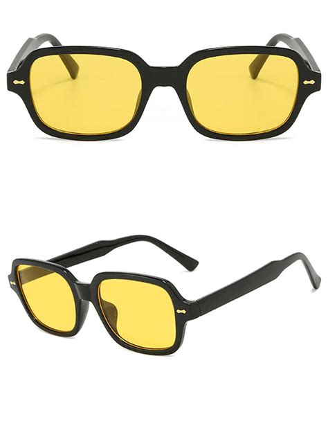 1 Pieza Gafas De Sol De Moda Cuadradas Y2k Vintage Con Personalidad