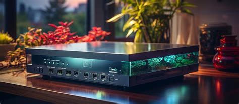 Premium AI Image Wireless Router On The Table In The Room