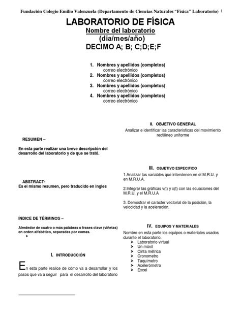 Formato Ieee Alejandro Gonzalez Descargar Gratis Pdf Laboratorios