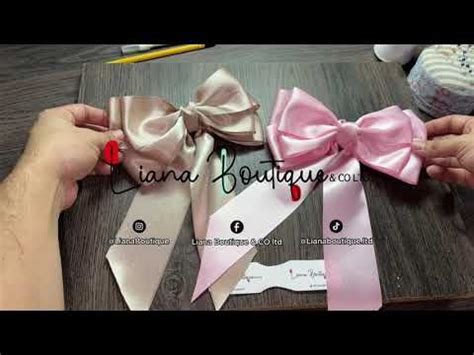 Tutorial Lazo Coquette Xxl Con Cinta Raso Nro Mi Primer Video Youtube