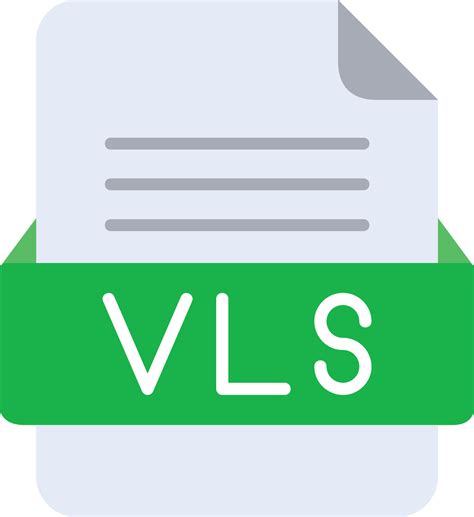 VLS File Format Line Icon 28642949 Vector Art At Vecteezy