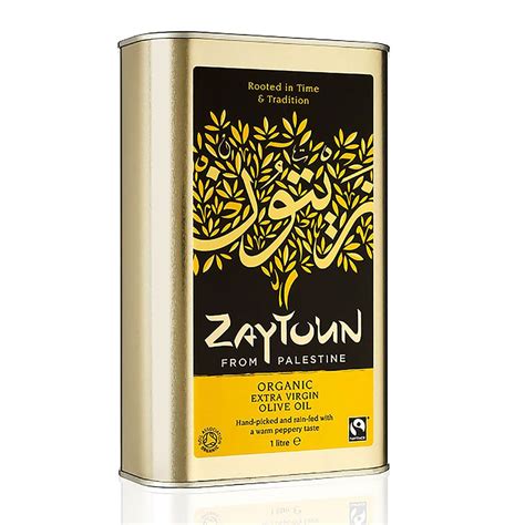 Extra Virgin Olive Oil 1 Litre Zaytoun Viva Palestine Souk
