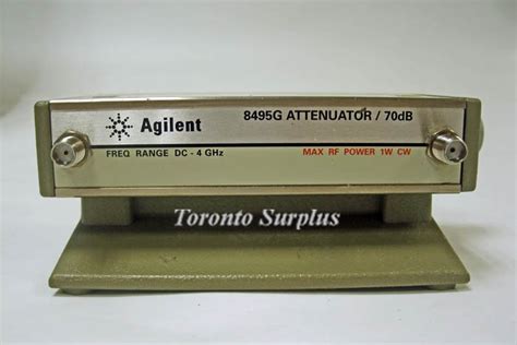 HP 8495G Agilent 8495G Opt 002 W HP 8494G Agilent 8494G Programmable Step Attenuator DC To