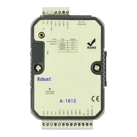 Analog Io Module With 4ai 2ao 2di Modbus Tcp Ethernet Port A 1812 Buy Analog Io Module