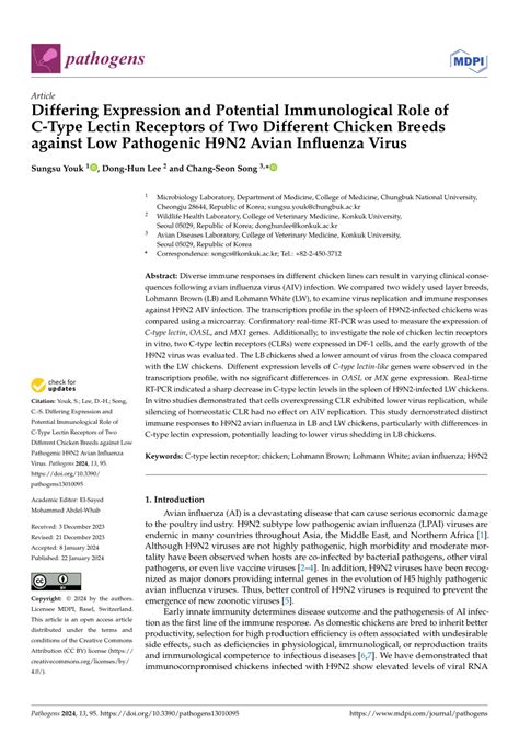 Pdf Differing Expression And Potential Immunological Role Of C Type